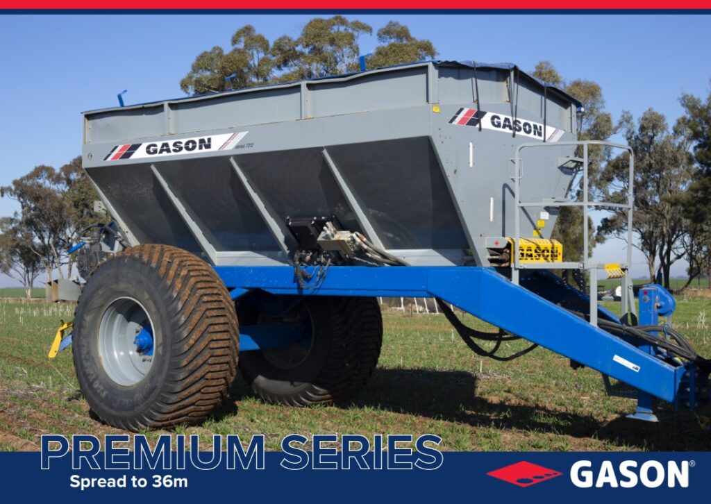 GASON PLATINUM SERIES SPREADER - Serafin Machinery