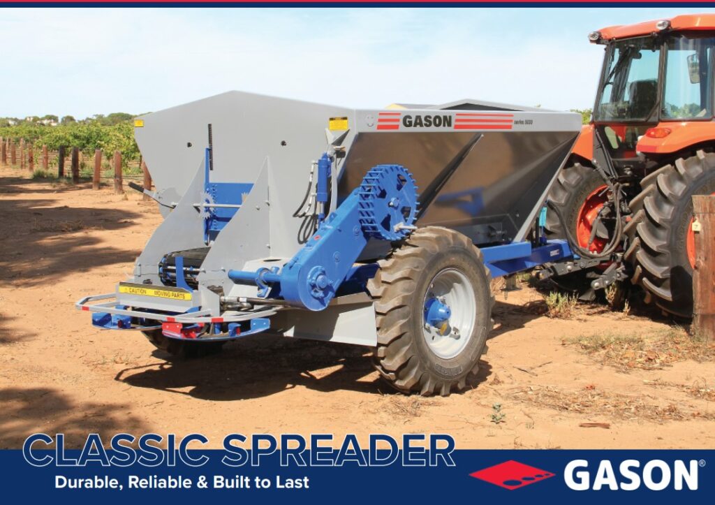 GASON CLASSIC SERIES SPREADER - Serafin Machinery