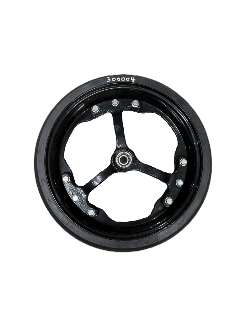 DEPTH WHEEL ASSY 400X110 NARROW LIP FITTED WITH A 3 SPOKE HUB ...